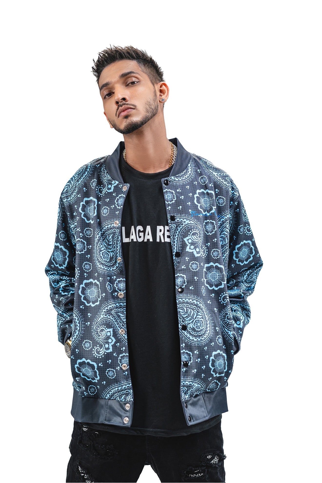 Shop Paisley Bomber Jacket in Pakistan - Stunner Vision